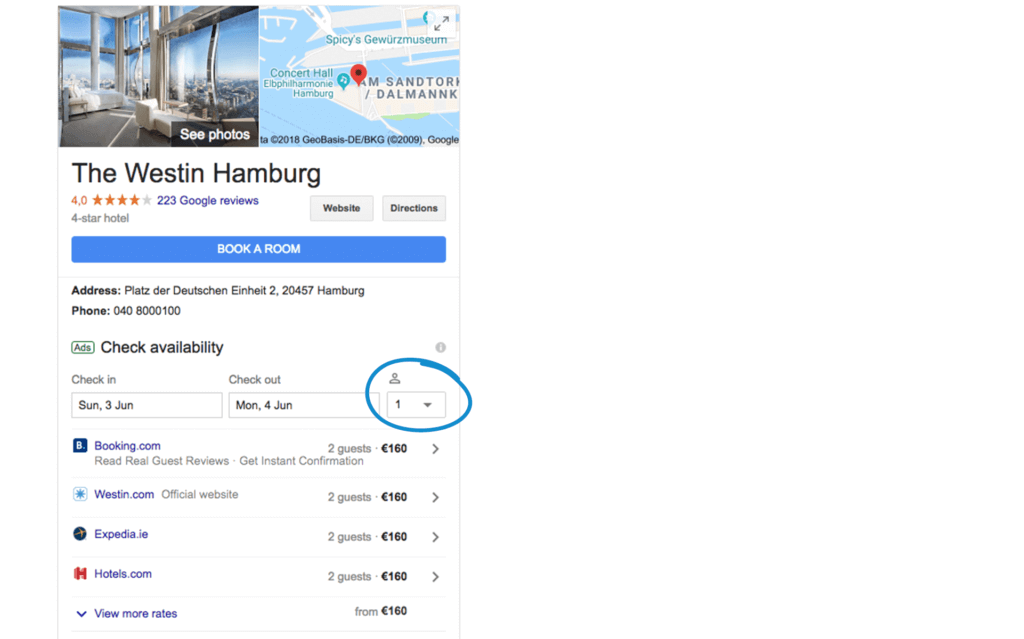 Google Testing Variable Occupancy in Germany
